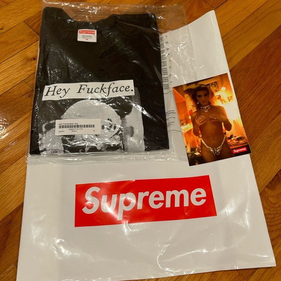 Supreme | Shirts | Nwt Supreme Hey Fuk Face T | Poshmark